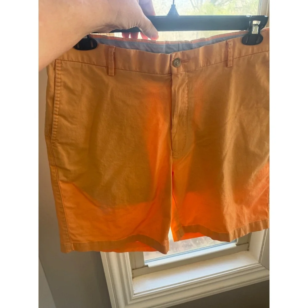 Peter Millar | Shorts | Peter Millar Mens Peach Orange Chino Shorts ...